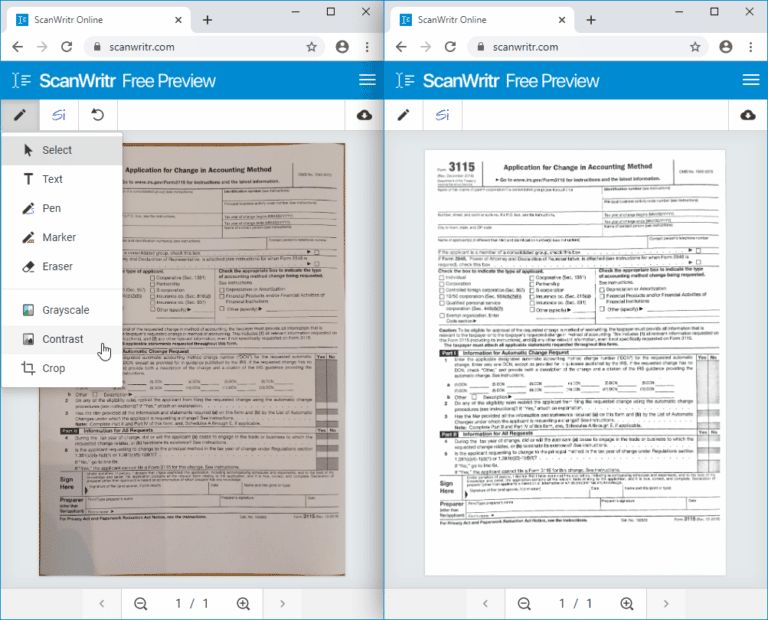 ScanWritr PDF Eraser Online - Best Way to Clean up Your PDF Online