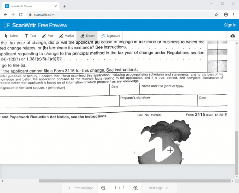 ScanWritr PDF Eraser Online - Best Way to Clean up Your PDF Online