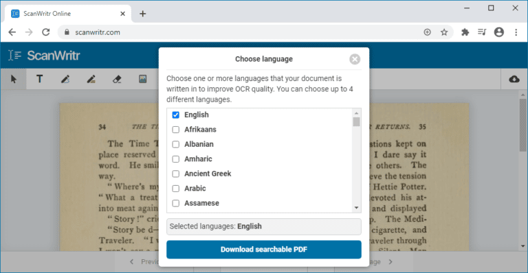 Perform Ocr On A Document Extract Text With Scanwritr