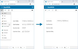 Erase Parts of a PDF Document Quick and Easy With ScanWritr